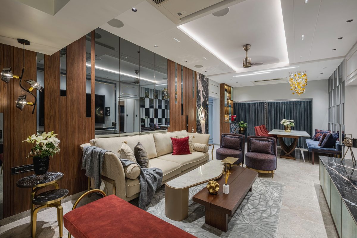 Glimpse into the glamorous lifestyle of this Mumbai 3BHK - Architect and Interiors India
