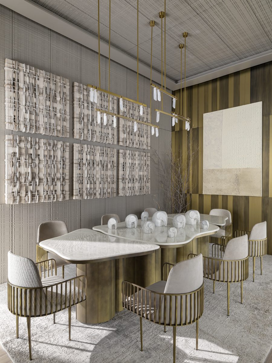 Make big statements with this ultra-luxurious dining furniture ...