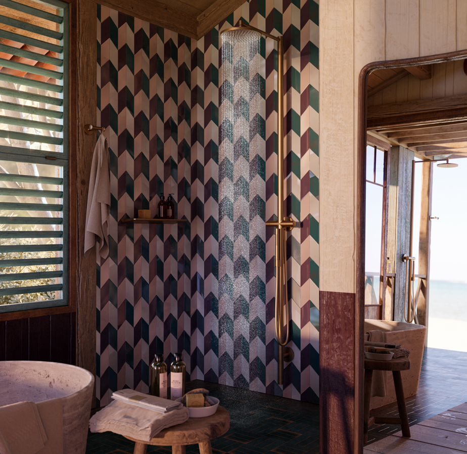 Experience the luxury of open-air showering with this smart shower ...