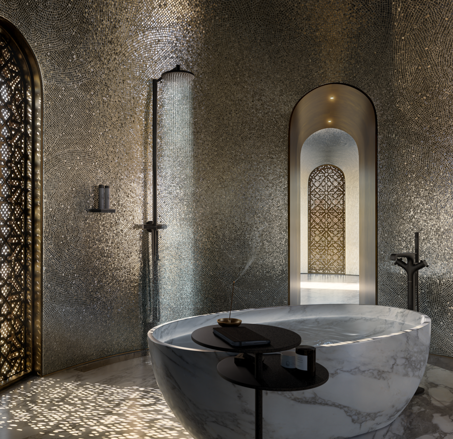 Experience the luxury of open-air showering with this smart shower ...