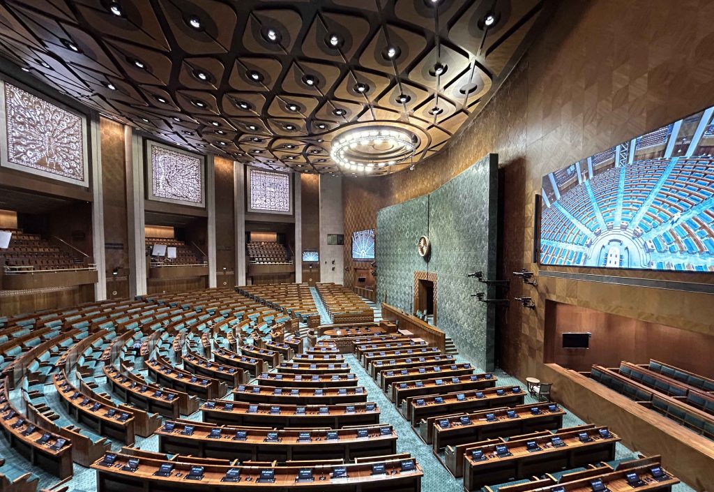 Peek inside the Italian finished interiors of the New Parliament House ...