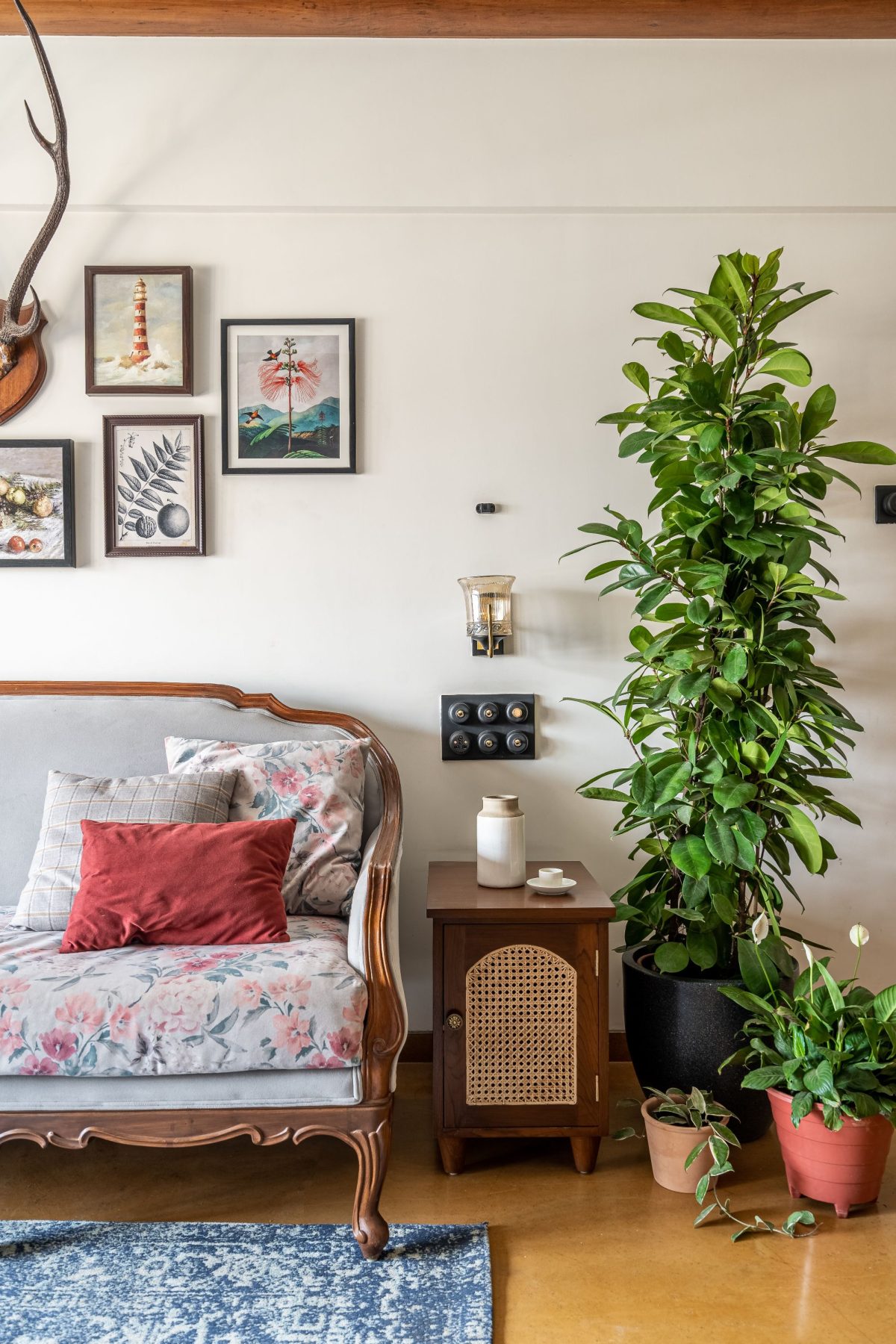 Take a closer look at the colonial treasures that rule this Mumbai home ...