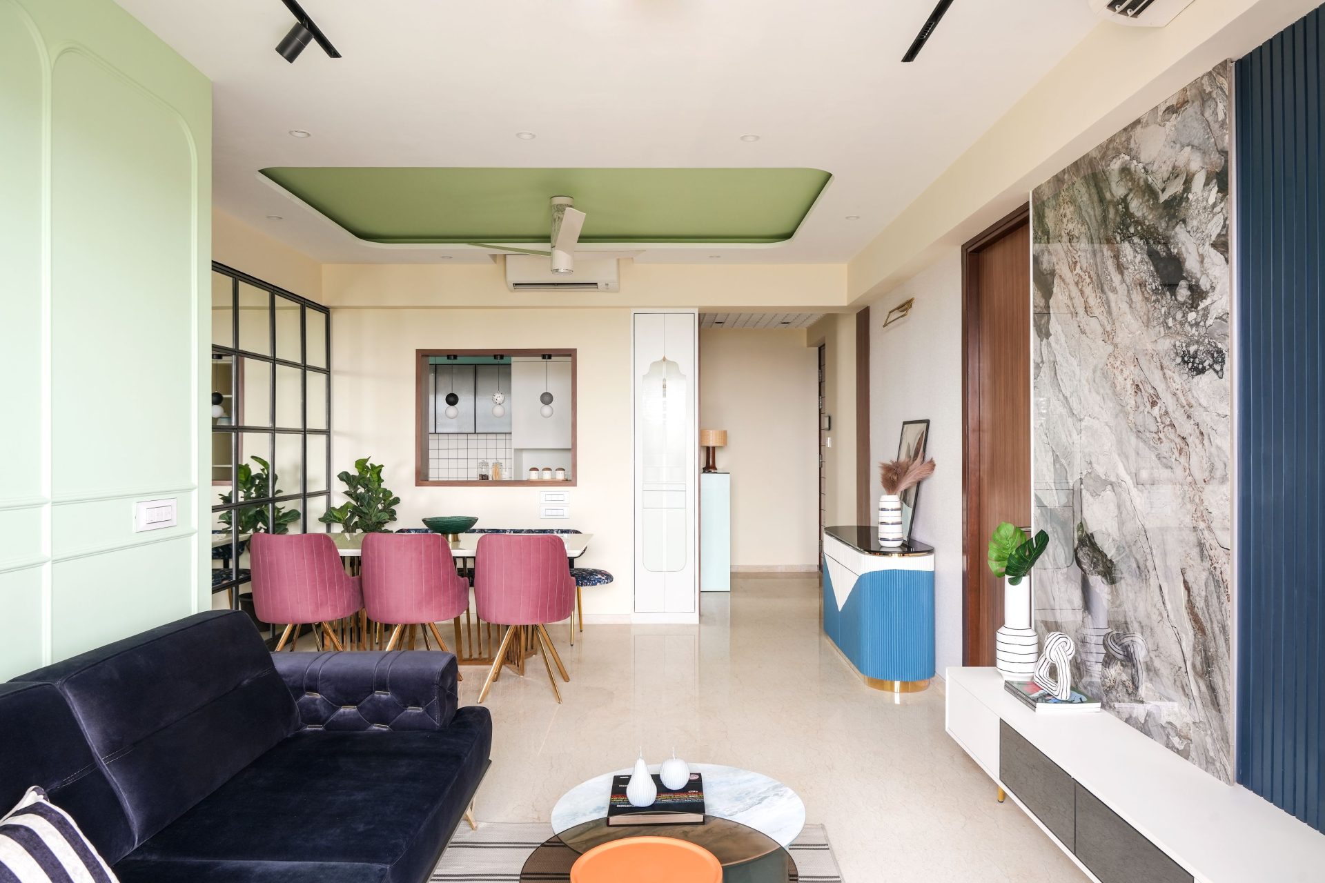 Spin the tropical colourwheel in Mumbai's refreshing 3BHK - Architect ...