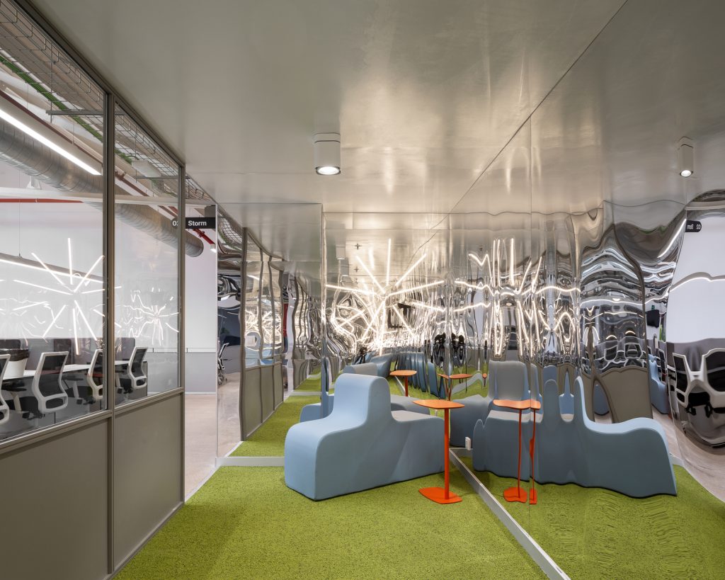 Brainstorm a surreal Spain in this office inspired by a fantasy film ...