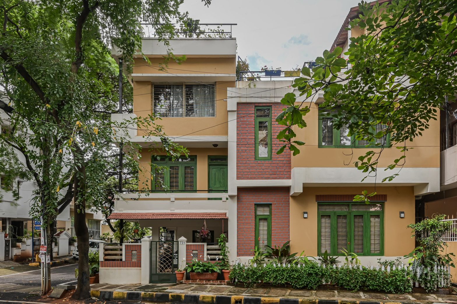 Look beyond the brick walls and reveal an authentically Indian home ...