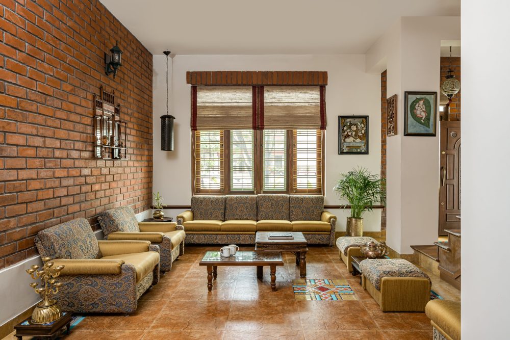 Look beyond the brick walls and reveal an authentically Indian home ...