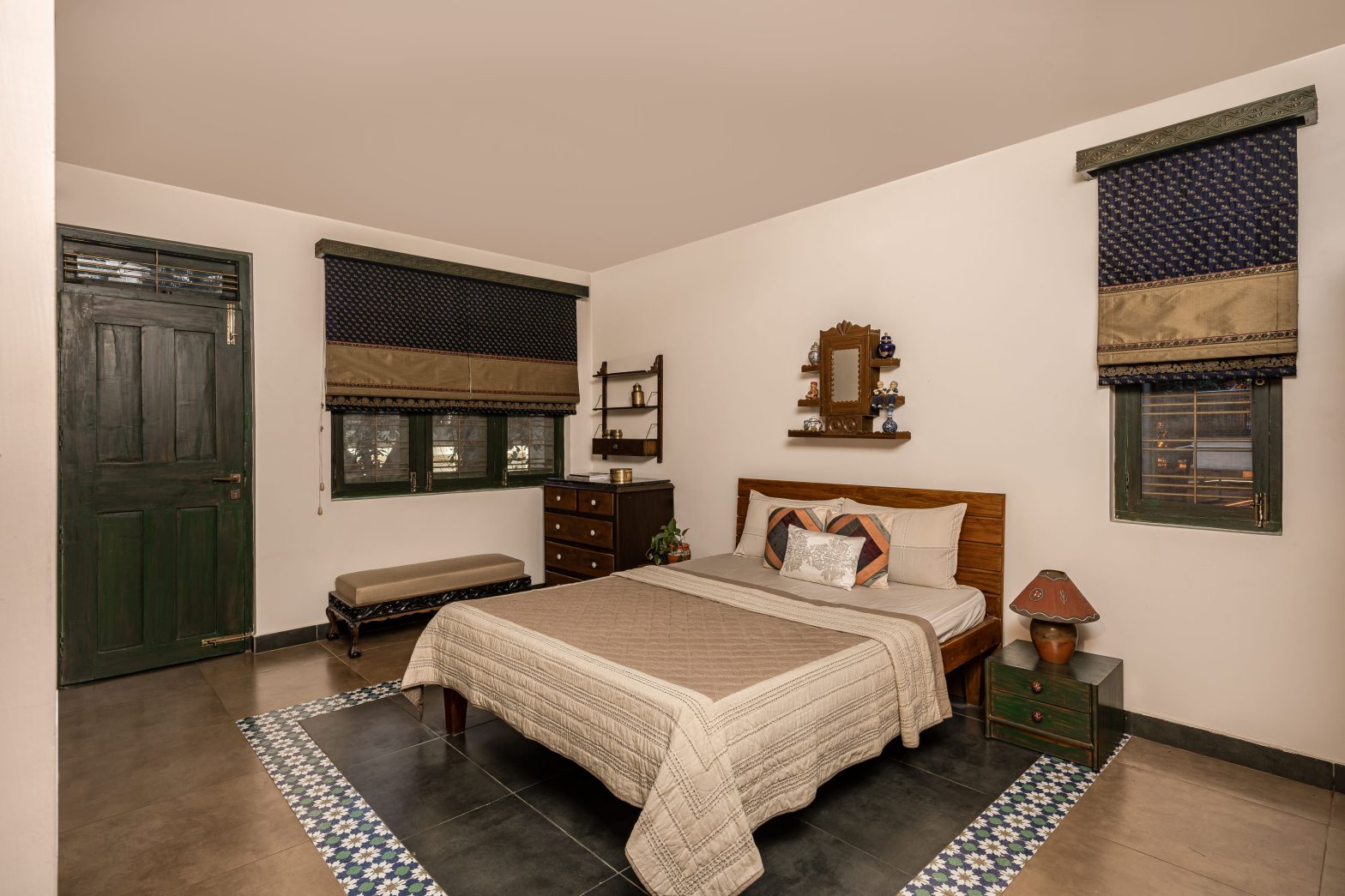 Look beyond the brick walls and reveal an authentically Indian home ...