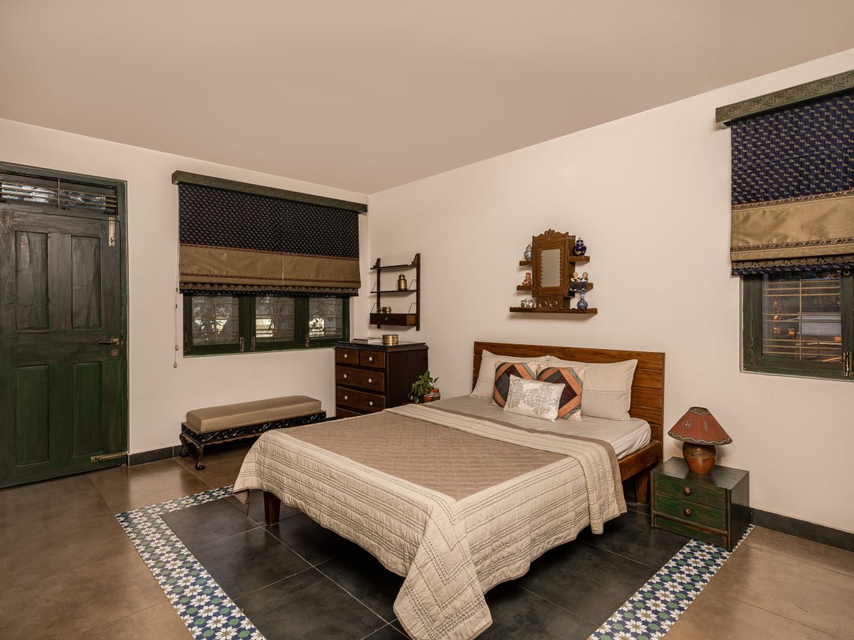 Look beyond the brick walls and reveal an authentically Indian home ...