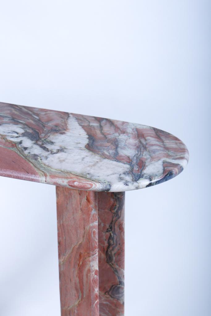 Take a closer look at the artistry of this marble table collection ...