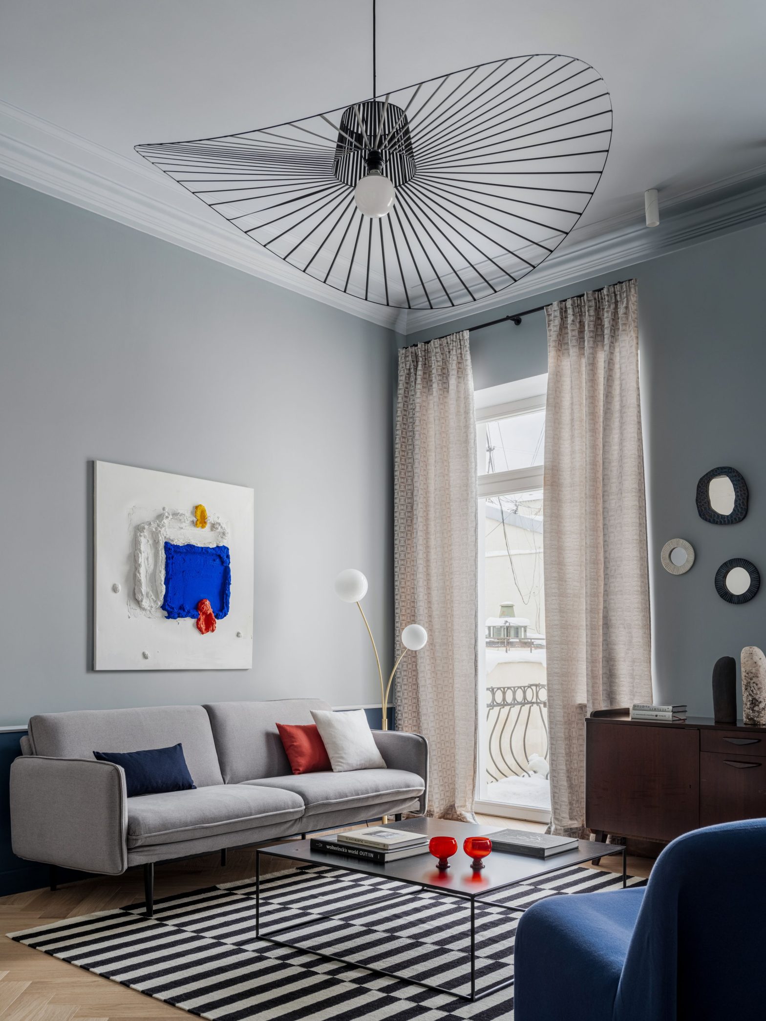 Inside this Moscow home where Soviet era artefacts follow a Mondrian ...