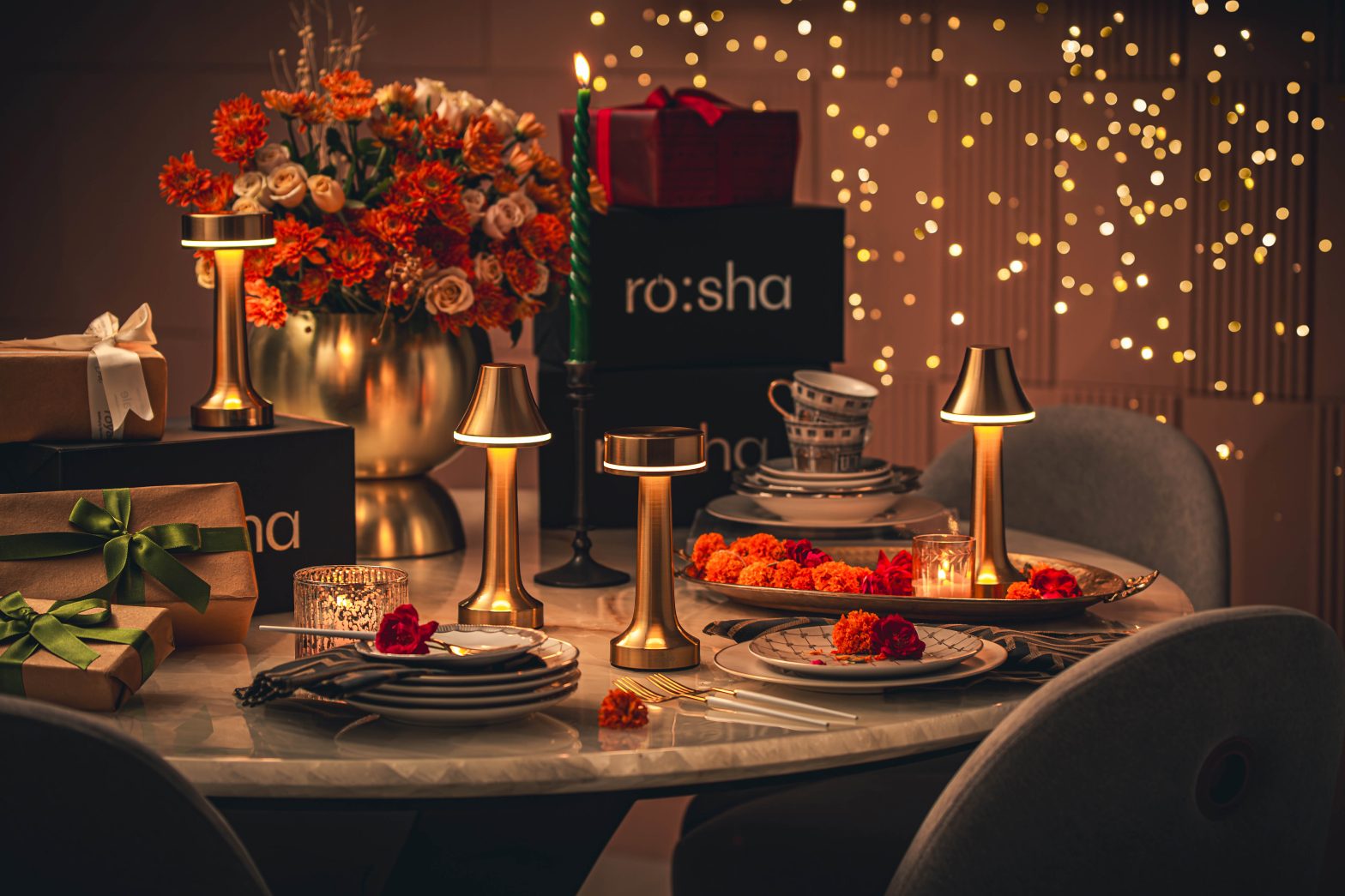 Welcome home the holiday spirit with this festive lamp collection ...