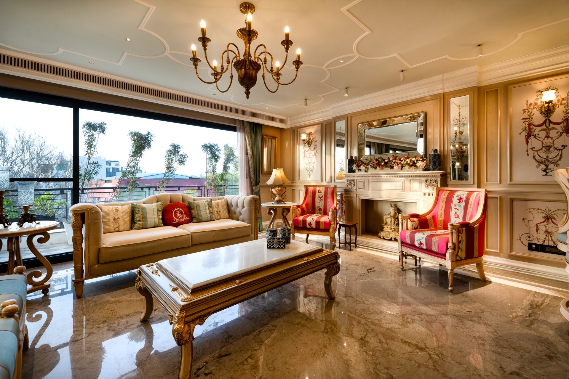 Walk through a symphony of design styles at this Delhi home by Design21 - Architect and ...