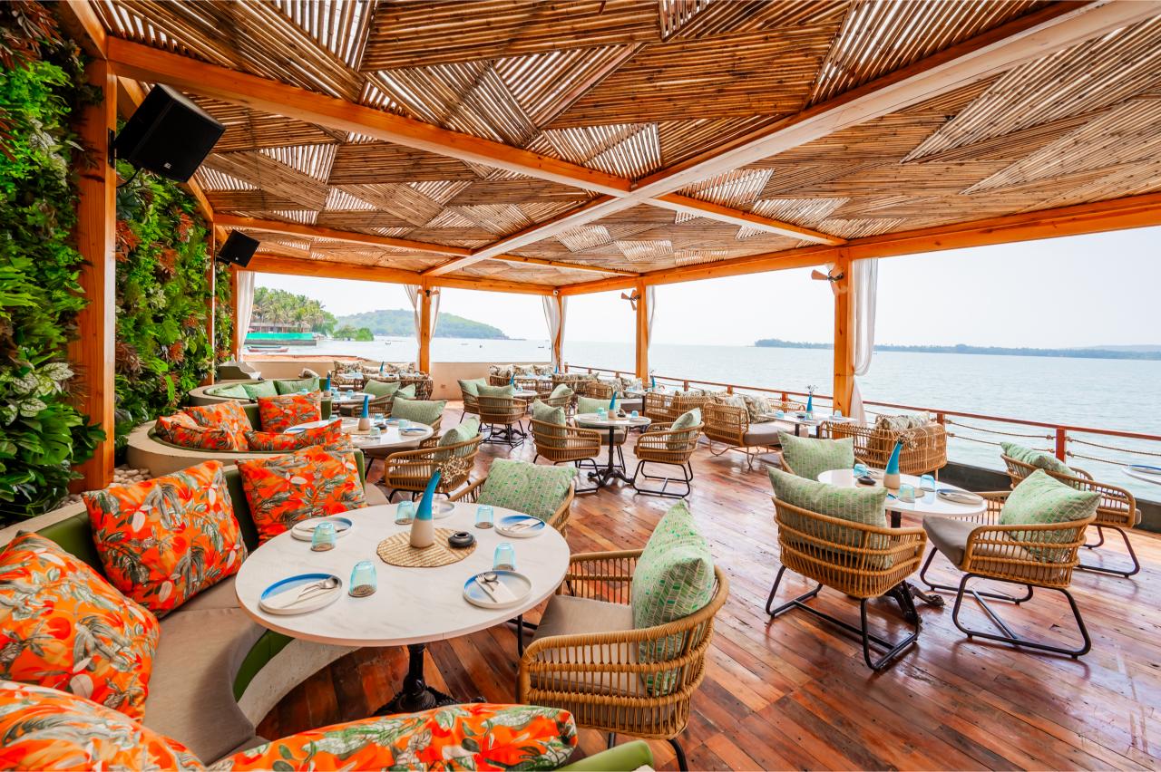 Sip sea views under the golden shadows of Goa's exotic new restaurant ...