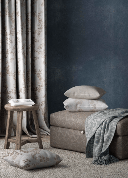 Invite timeless elegance in your interiors with this fabric collection ...