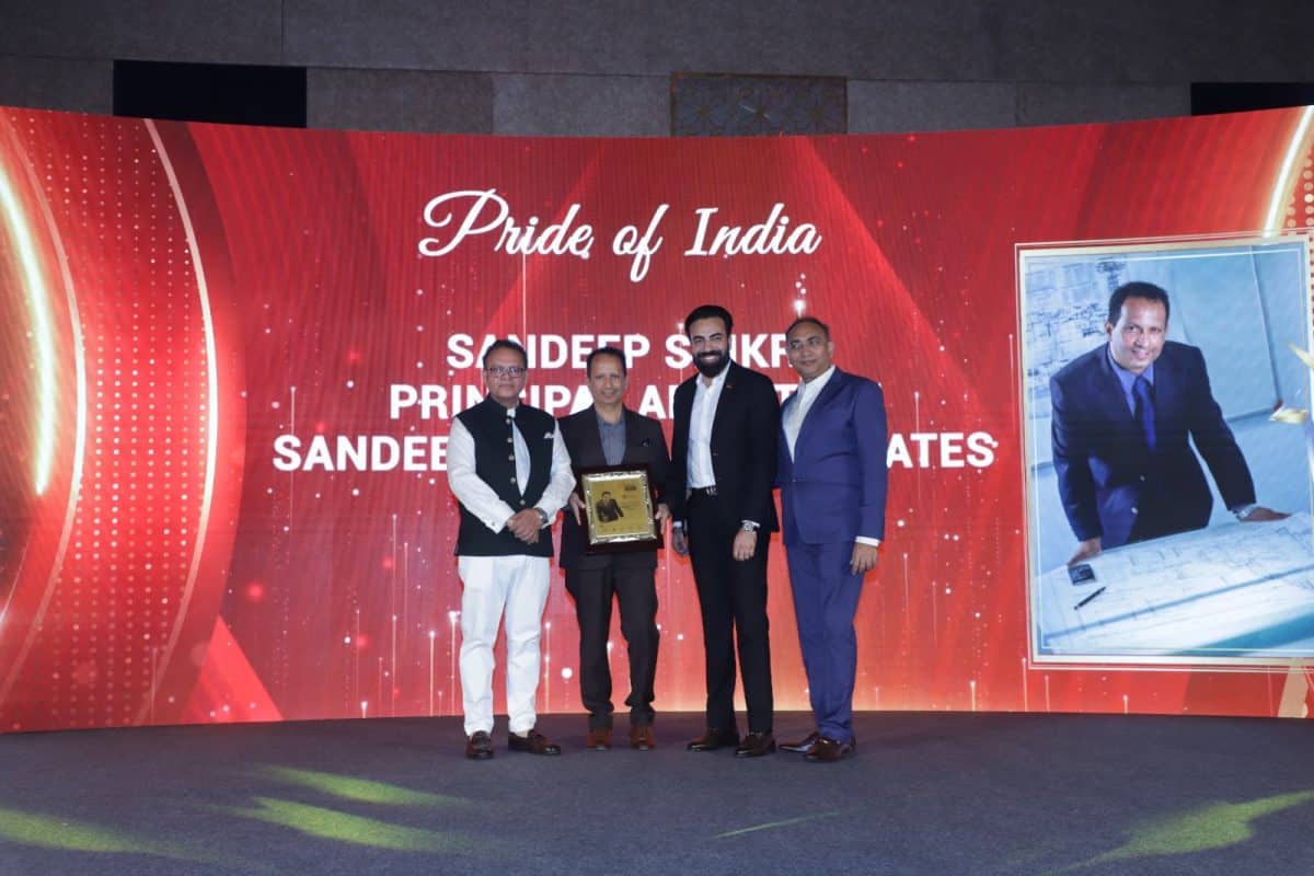 Architectural Maestro Sandeep Shikre garners the Pride of India Honorary Award - Architect and ...