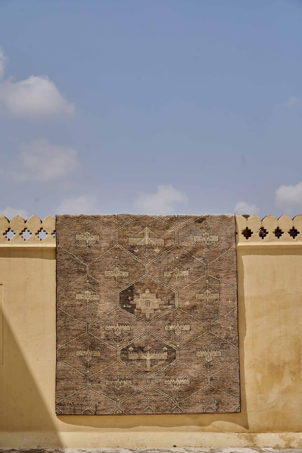 Weave a tale of timeless elegance with this hand-tufted carpet ...