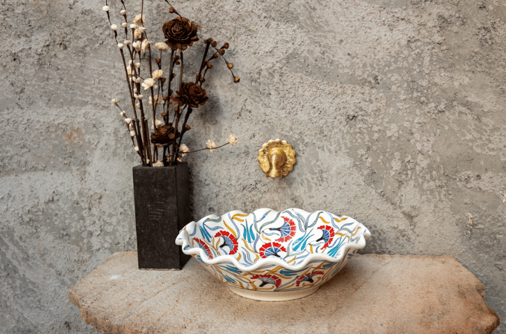 Cheer up your outdoor decor with these bright hand-painted ceramic ...