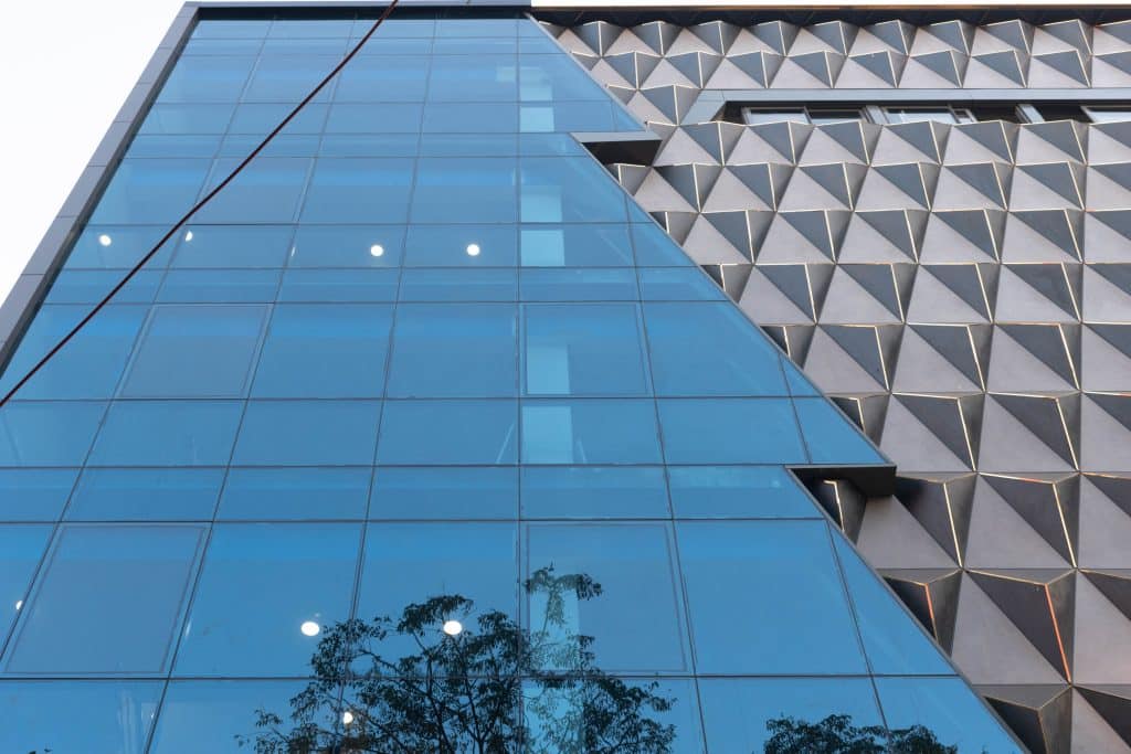 Break down the dynamic diamond-cut design of this retail avenue in ...