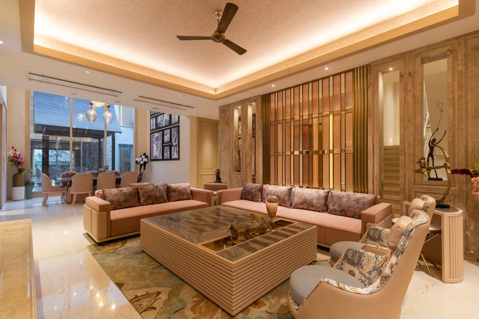 Fortify familial values within the entwining design of this twin house ...