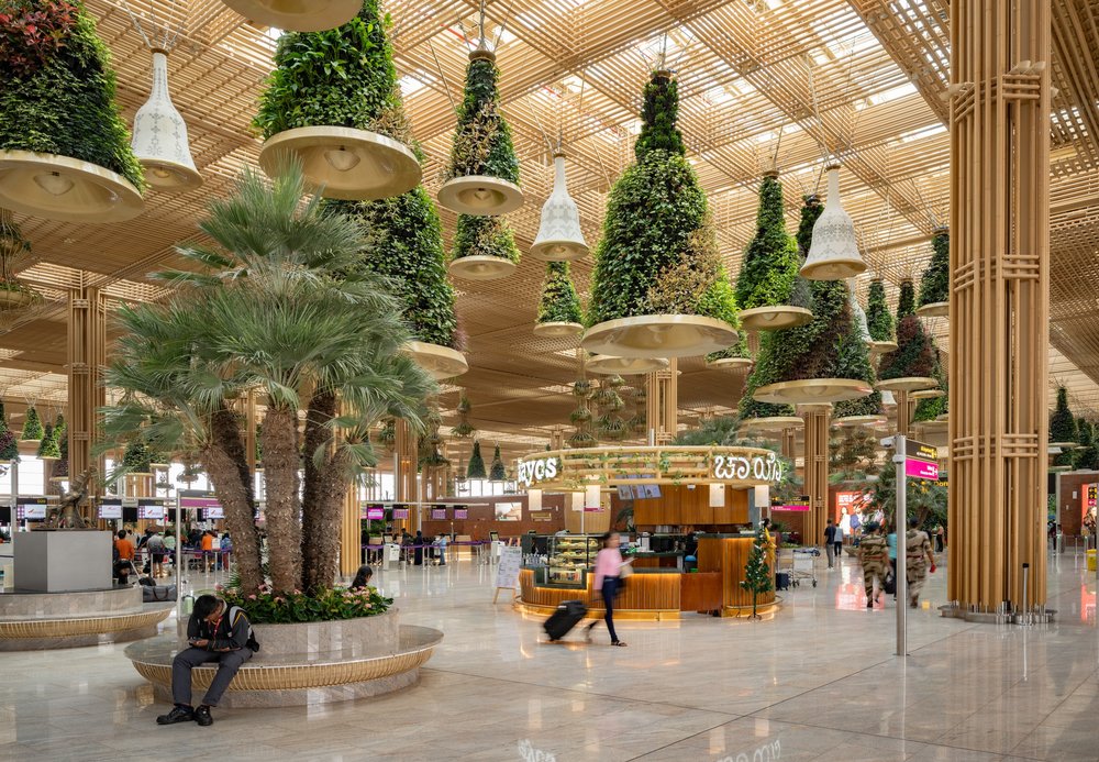 Arrive at the first-of-its-kind Garden Terminal at Kempegowda International Airport Bengaluru ...