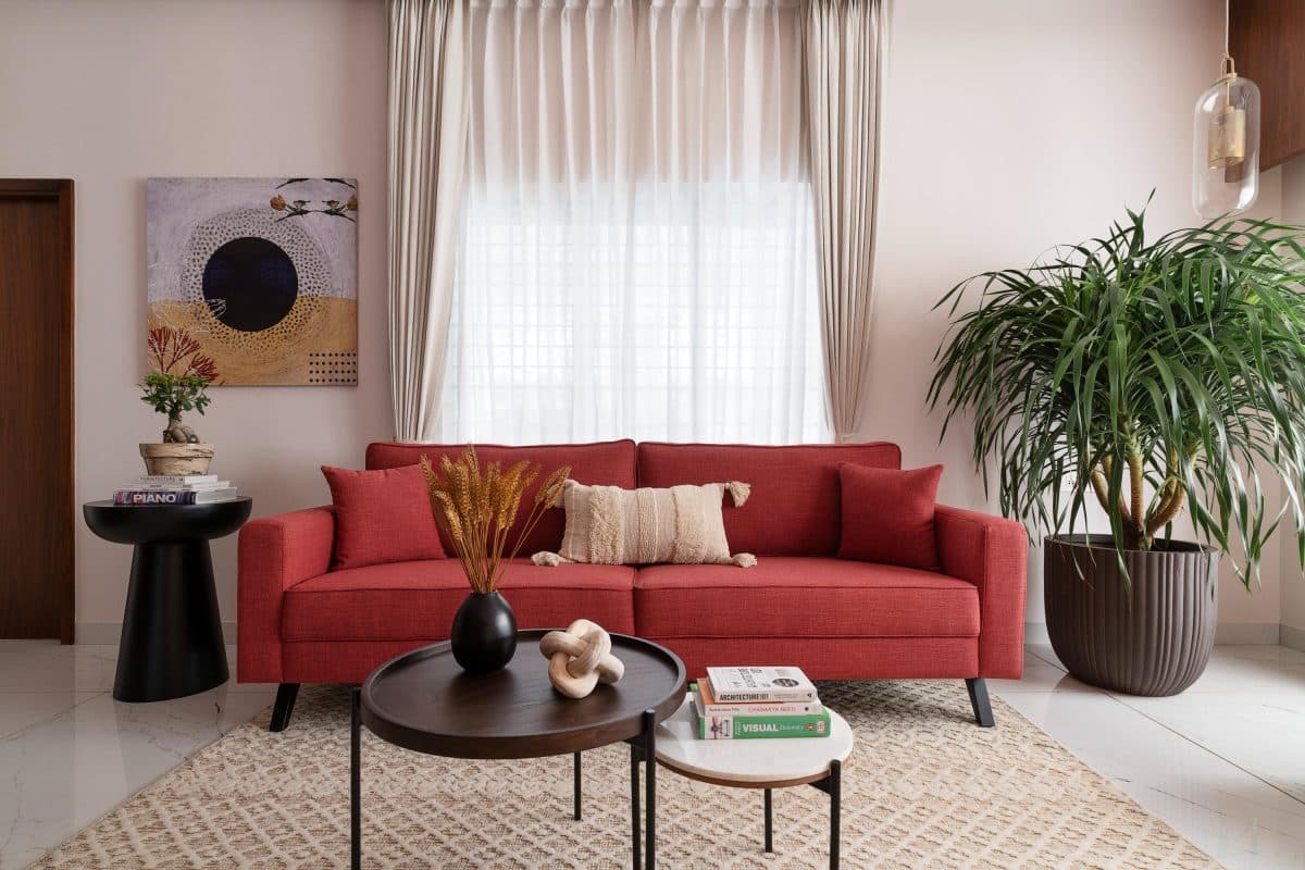 Reel in the power of red at this energetic Chennai home - Architect and ...