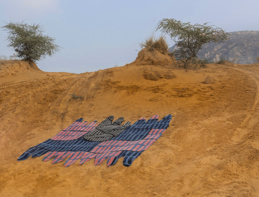 Celebrate untamed elegance and tribal artistry with the Jaanwar rug ...