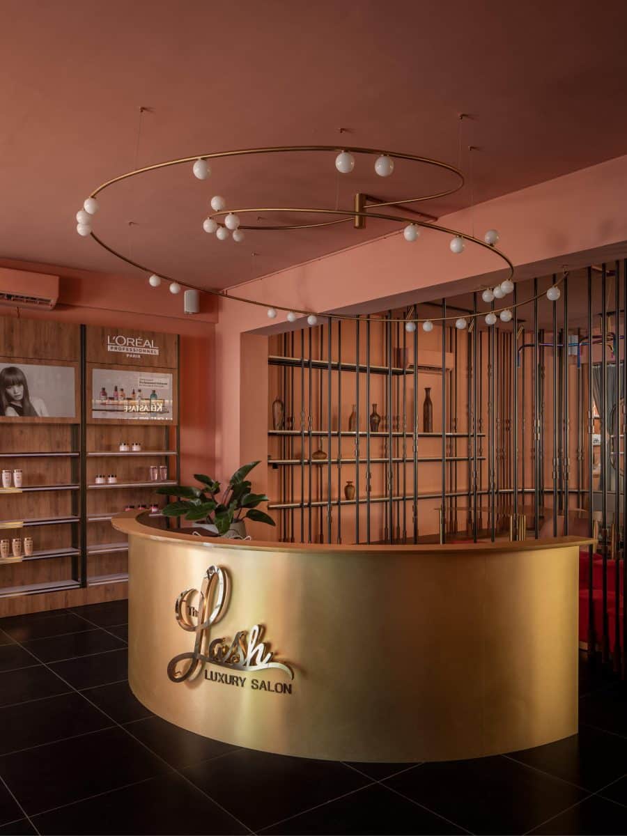 Prepare for a coral crush and salmon blush at this Bengaluru salon - Architect and Interiors India