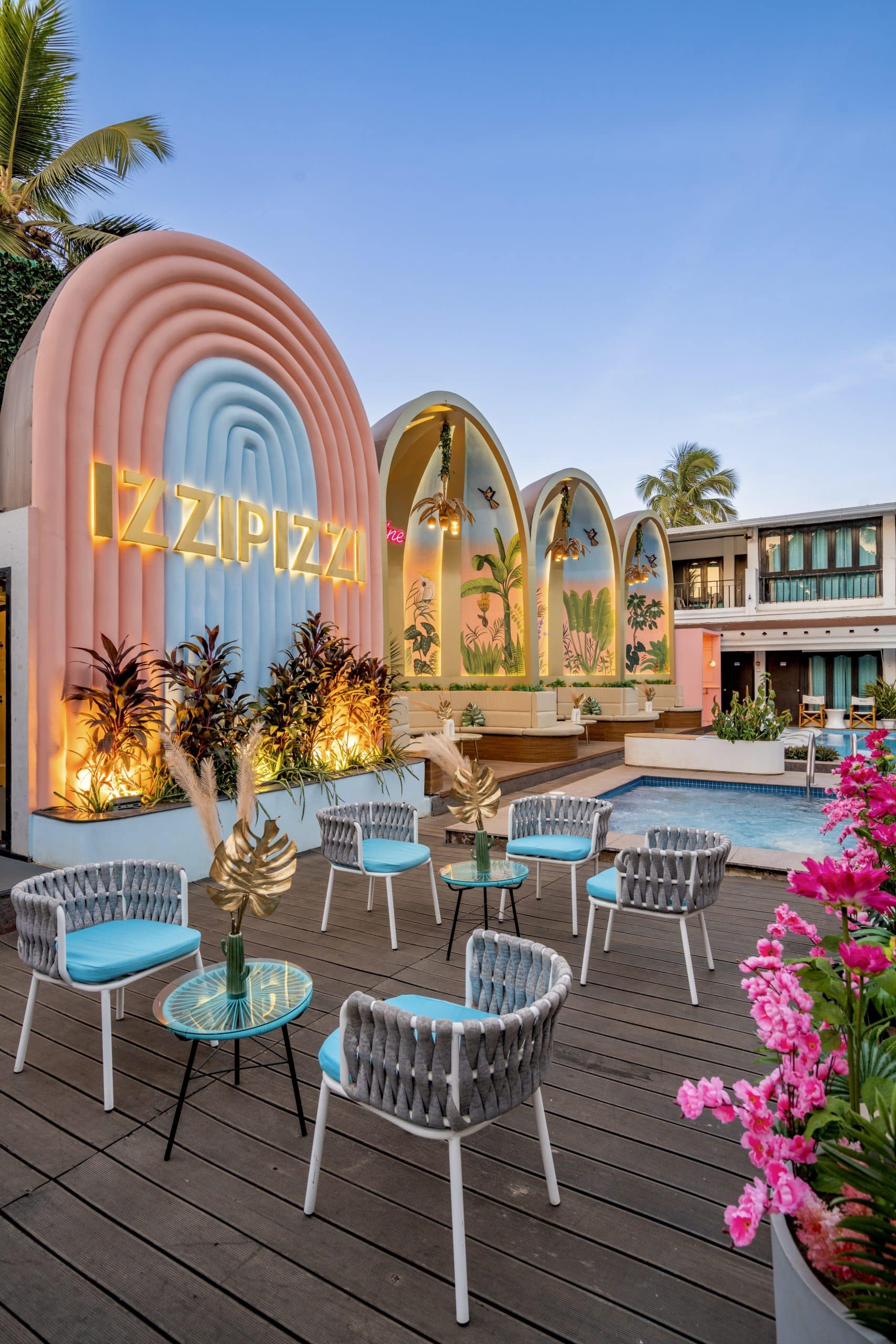 Soak in summer hues all year at Goa's poolside cafe - Architect and ...