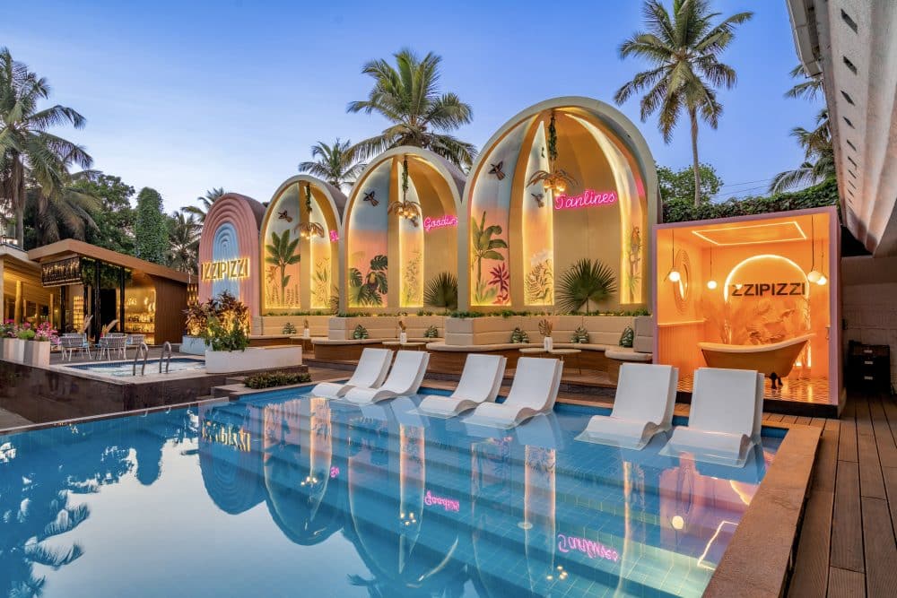 Soak in summer hues all year at Goa's poolside cafe - Architect and ...