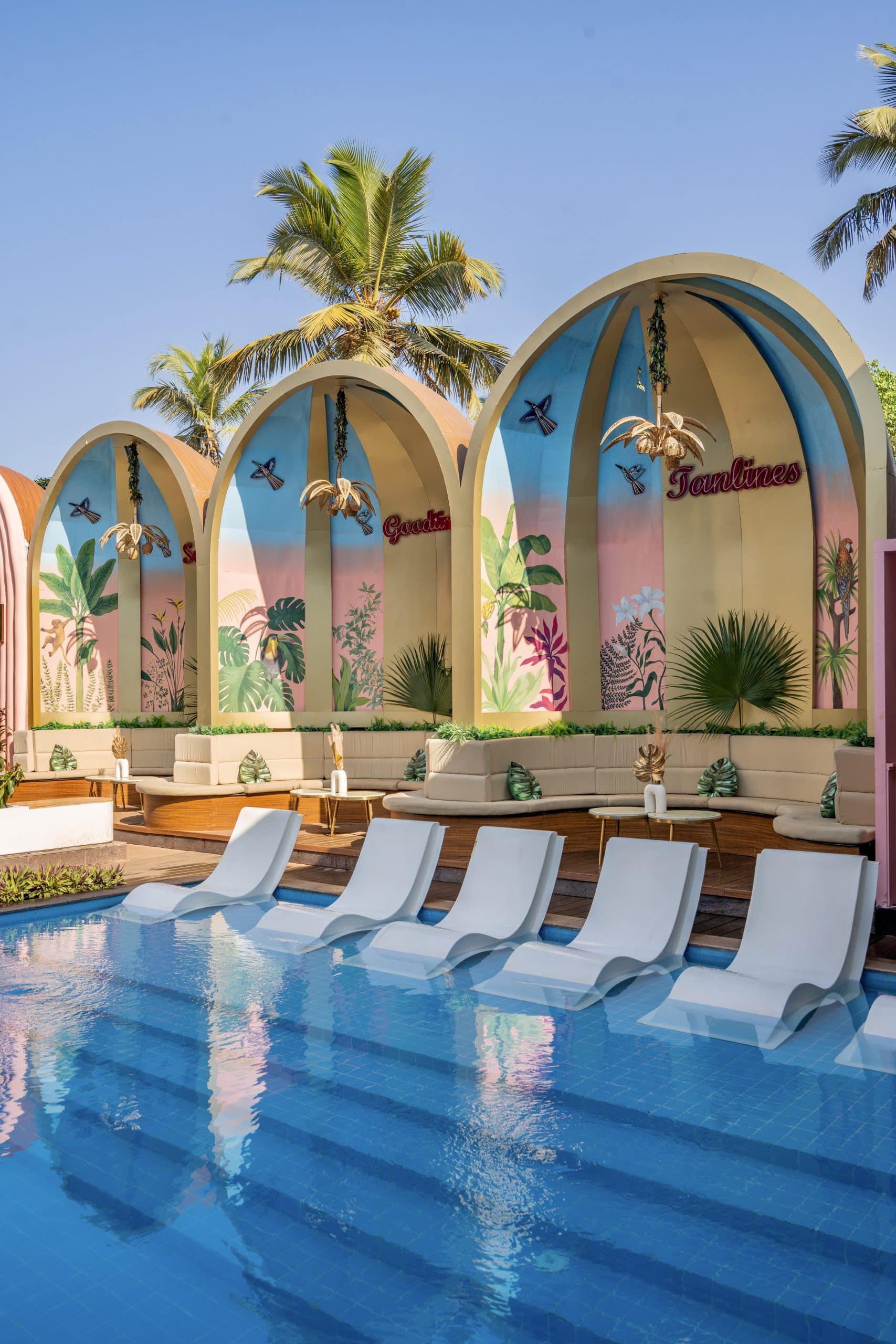 Soak in summer hues all year at Goa's poolside cafe - Architect and ...
