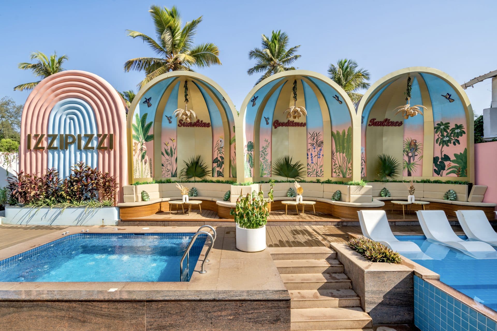 Soak in summer hues all year at Goa's poolside cafe - Architect and ...