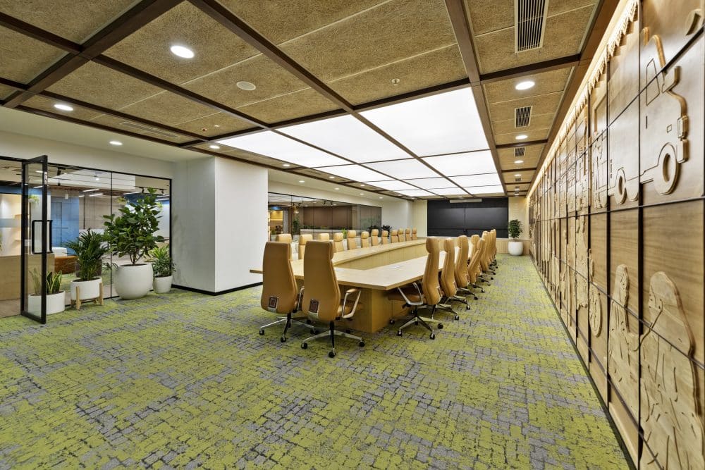 Flipspaces' delivers Bharat Financial Inclusion Limited's new office spanning 1 Lakh sq ft in ...