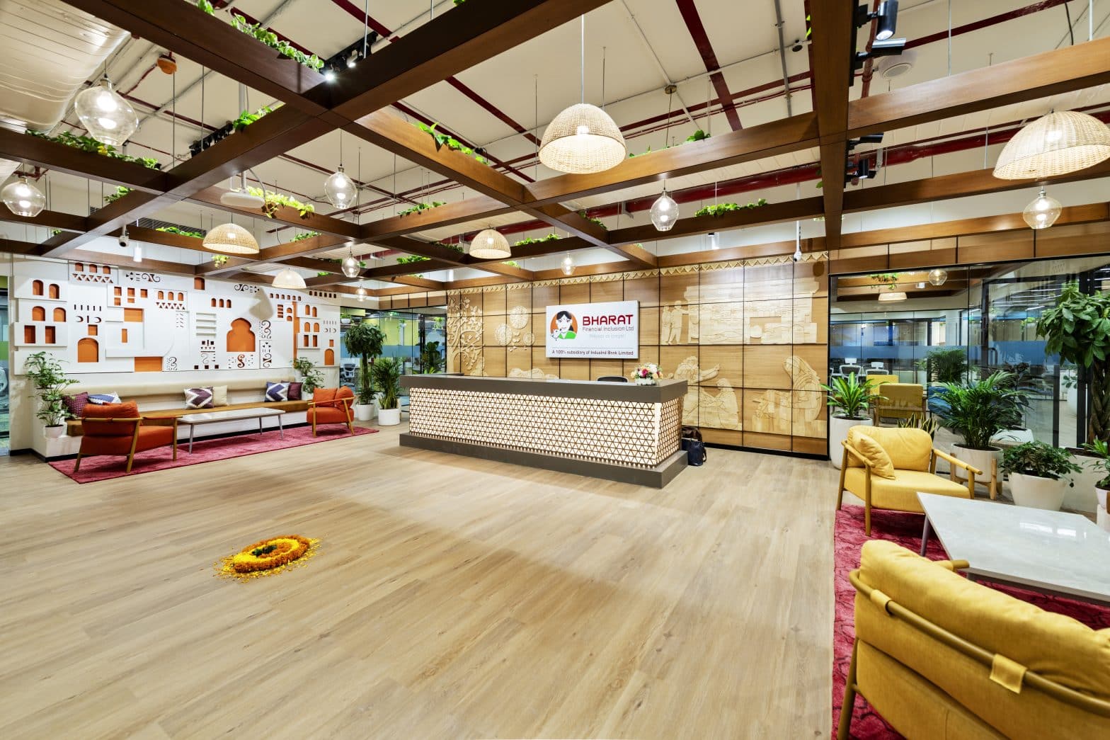 Flipspaces' delivers Bharat Financial Inclusion Limited's new office ...