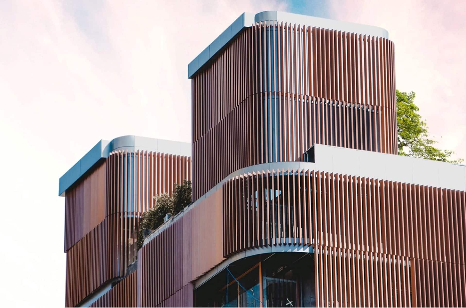 Elevate your space with this classy range of ventilated fin louvers ...