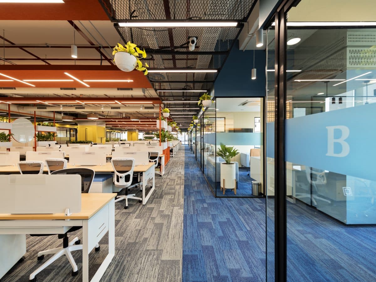 Flipspaces' delivers Bharat Financial Inclusion Limited's new office spanning 1 Lakh sq ft in ...