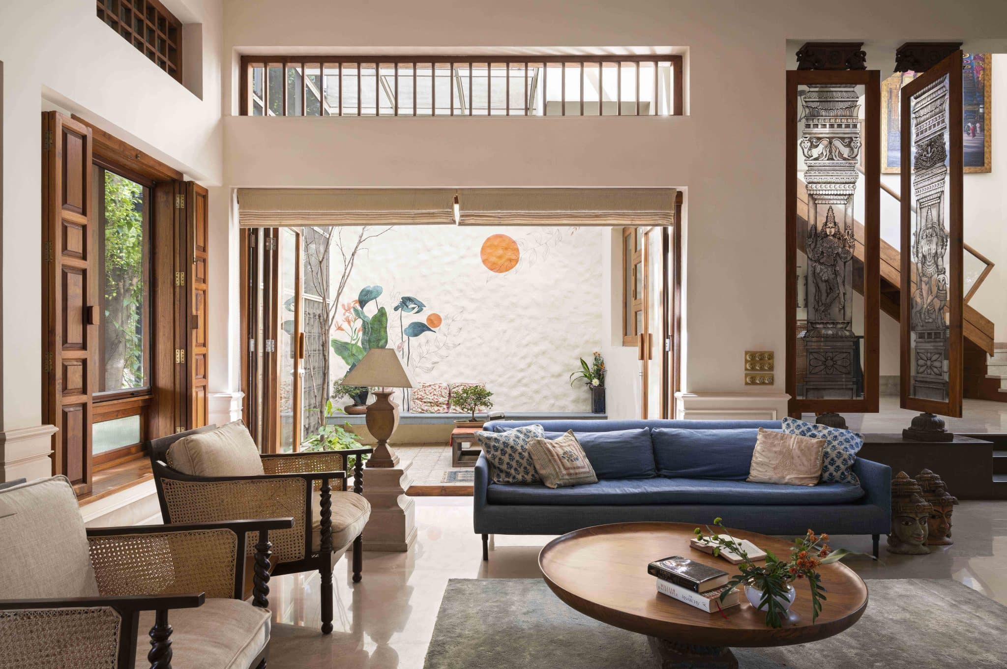 Redefining tradition with modernity at this colonial Chettinad house ...