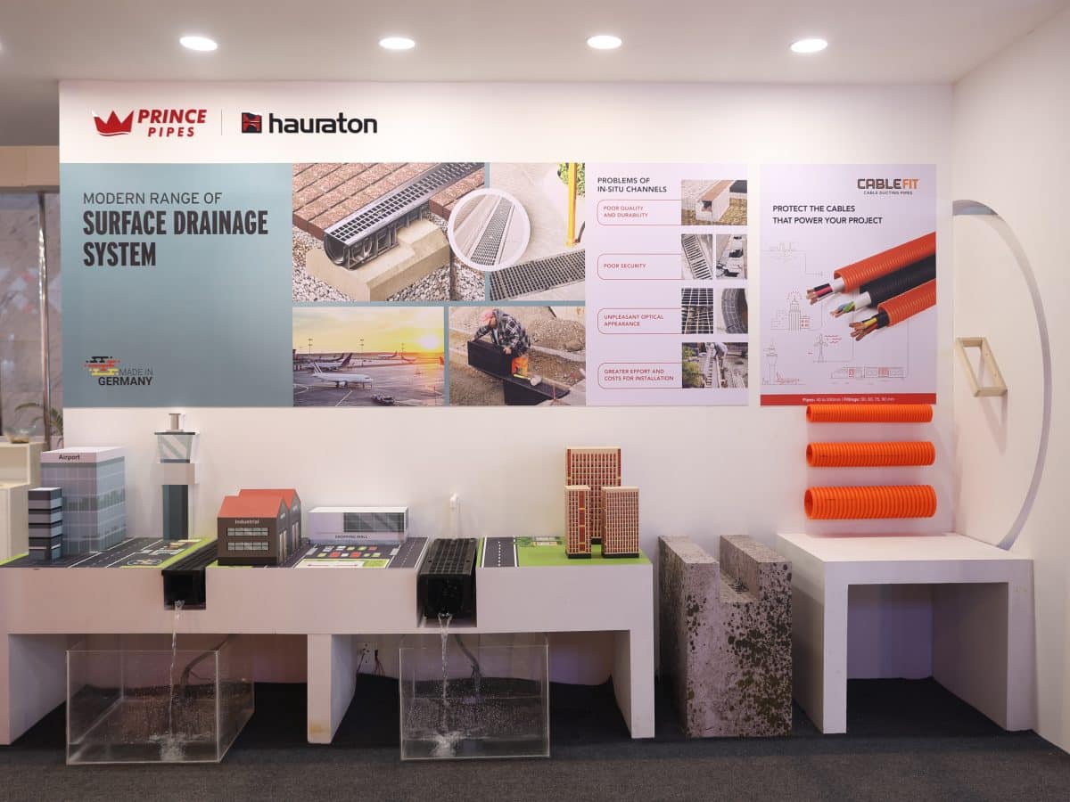 Prince Pipes showcases plumbing excellence and introduces a bathware ...