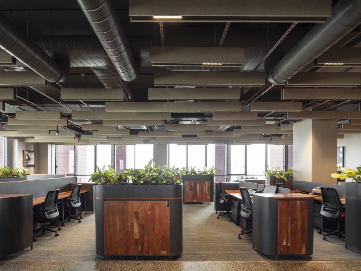 Ease into the adaptable layout of this 4-level office in Kolkata by ...