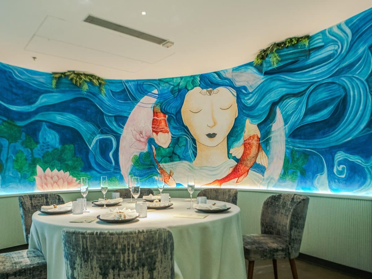 A traditional South Indian restaurant within a contemporary setting ...