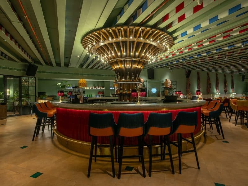 A traditional South Indian restaurant within a contemporary setting ...