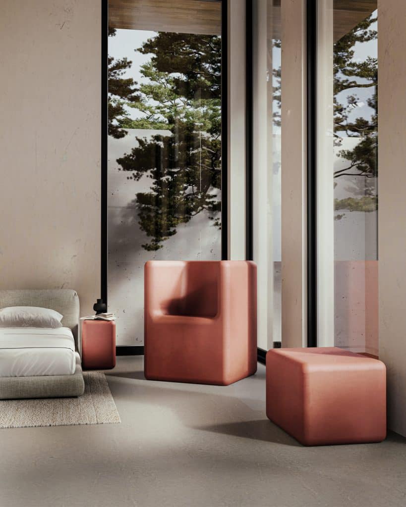 Reimagine modernism with these freestanding concrete furniture designs ...