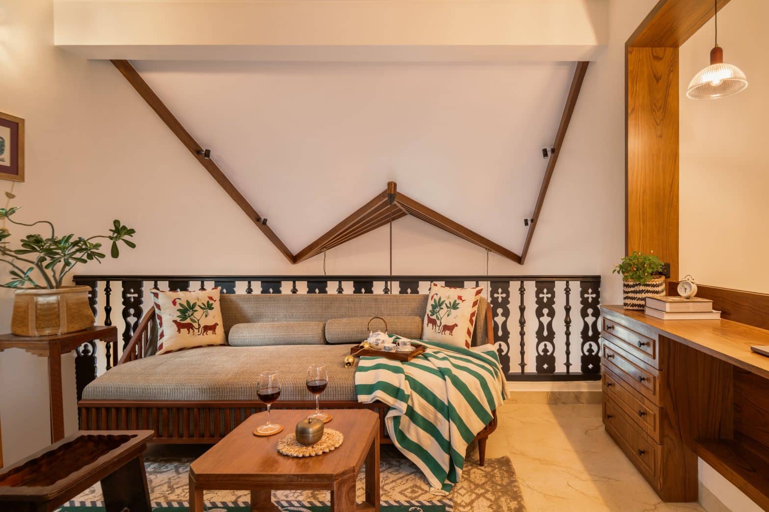 Slow down time inside this commanding 1,500 sq ft Gothic Goan villa ...