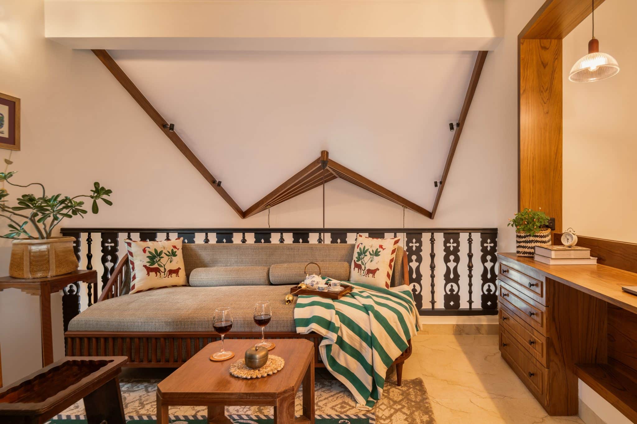 Slow down time inside this commanding 1,500 sq ft Gothic Goan villa ...