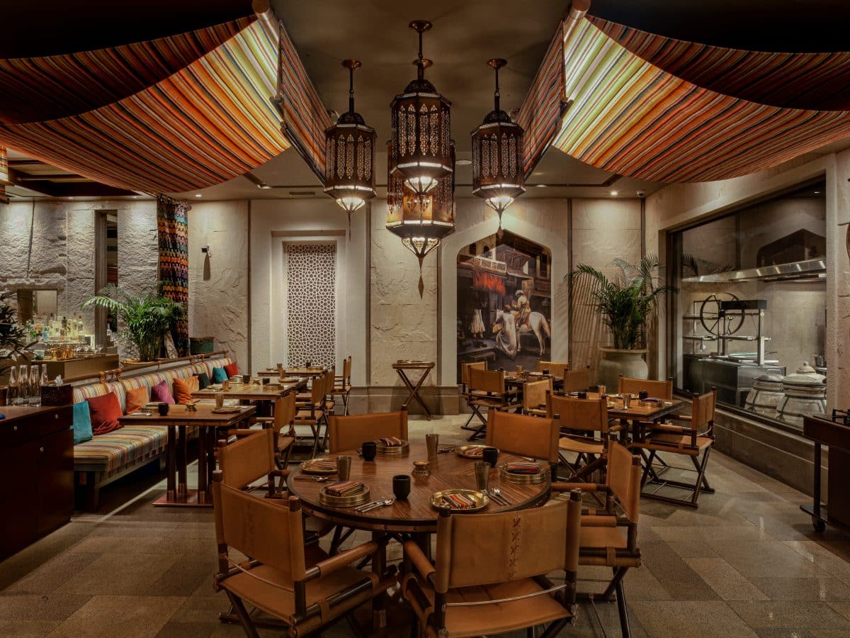 A traditional South Indian restaurant within a contemporary setting ...