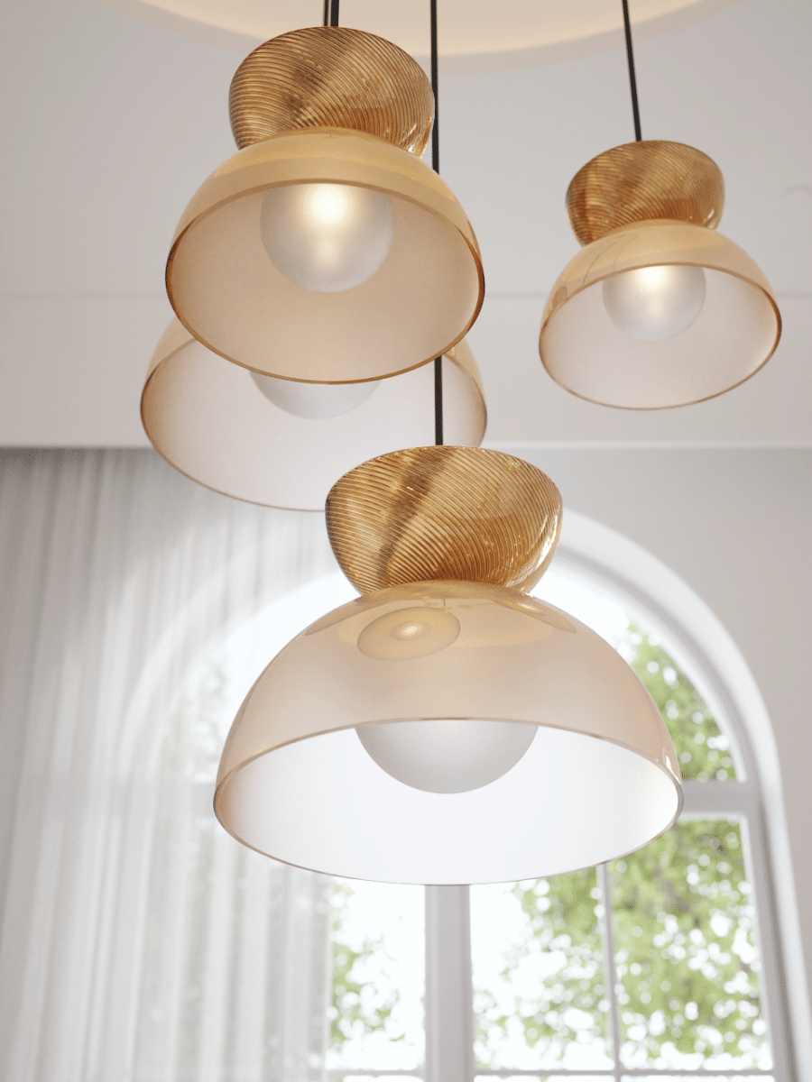 Elevate your decor with this lighting collection that glimmers like ...