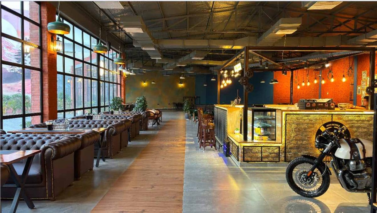 Join the adventure at the 10,000 sq ft Bikers' Barn cafe where culture ...