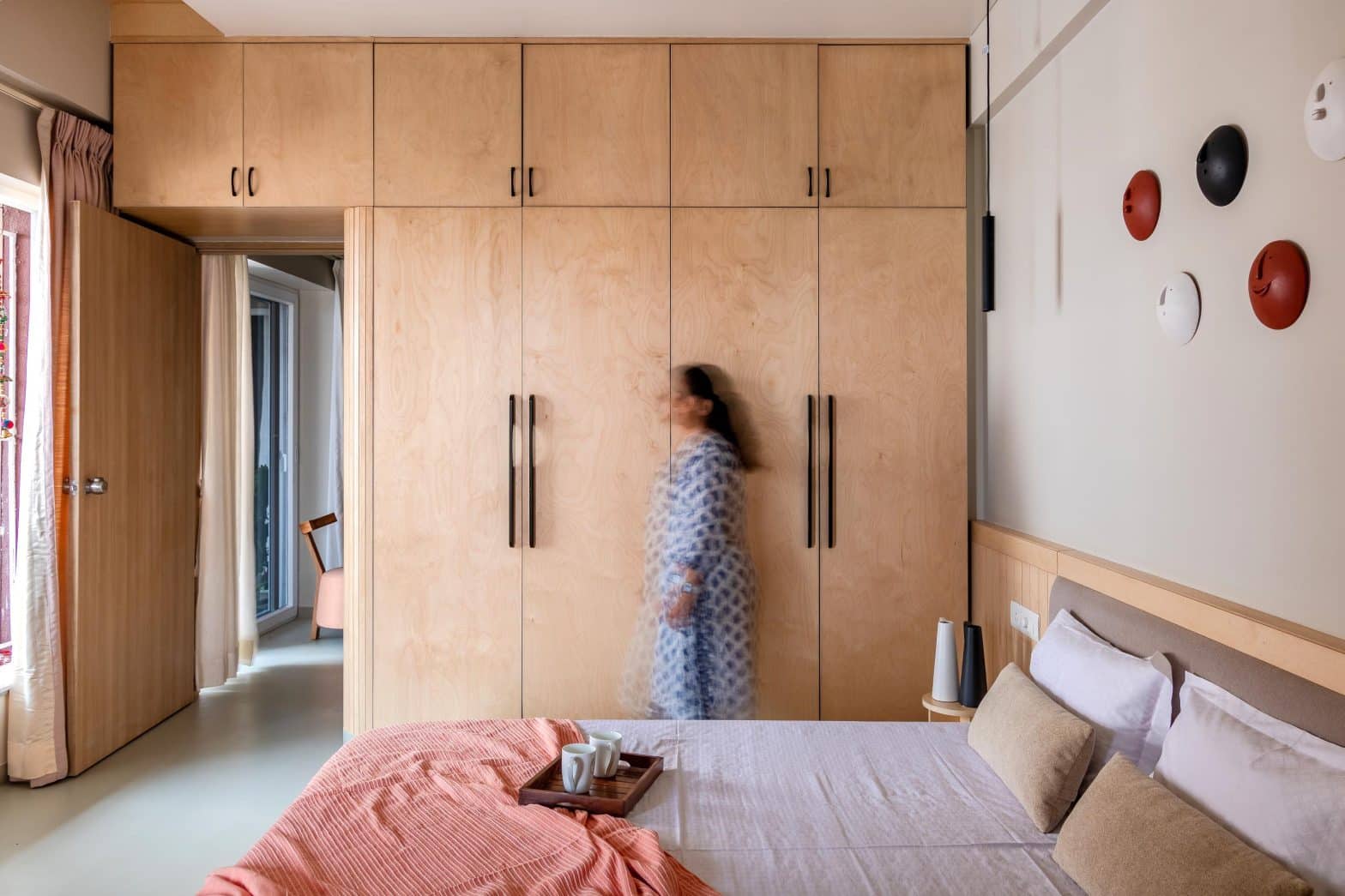 Embrace the little pleasures of life at this Japandi-style tranquil Pune home for a senior ...