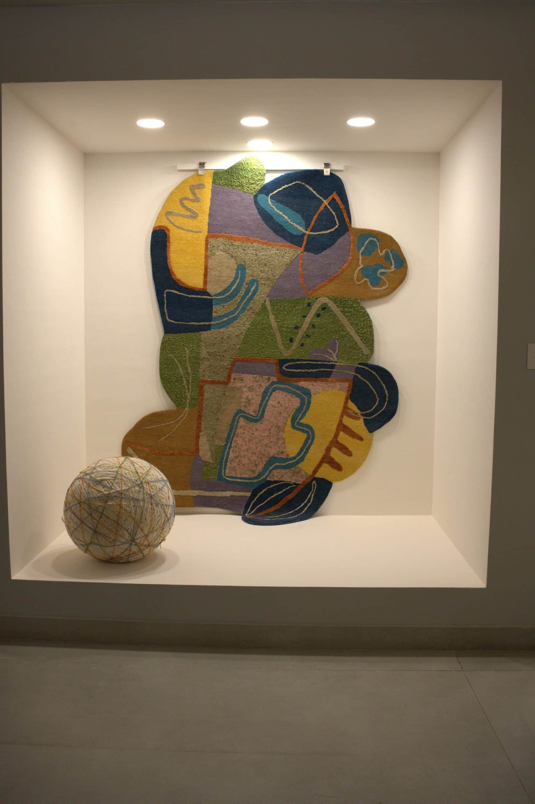 Showcase your artistic taste with this asymmetric rug collection ...