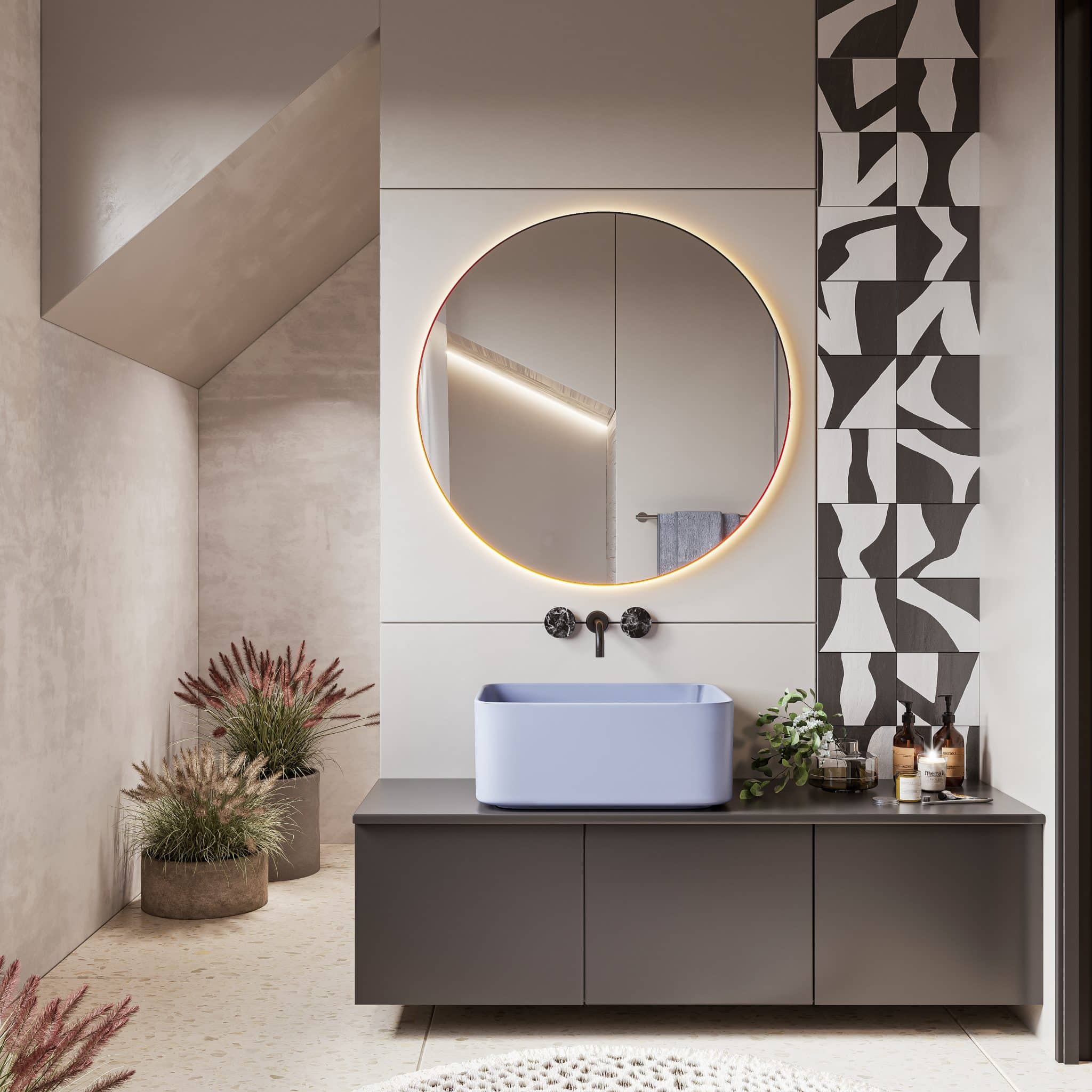 Make a statement through minimalism with these two modular vanity ...