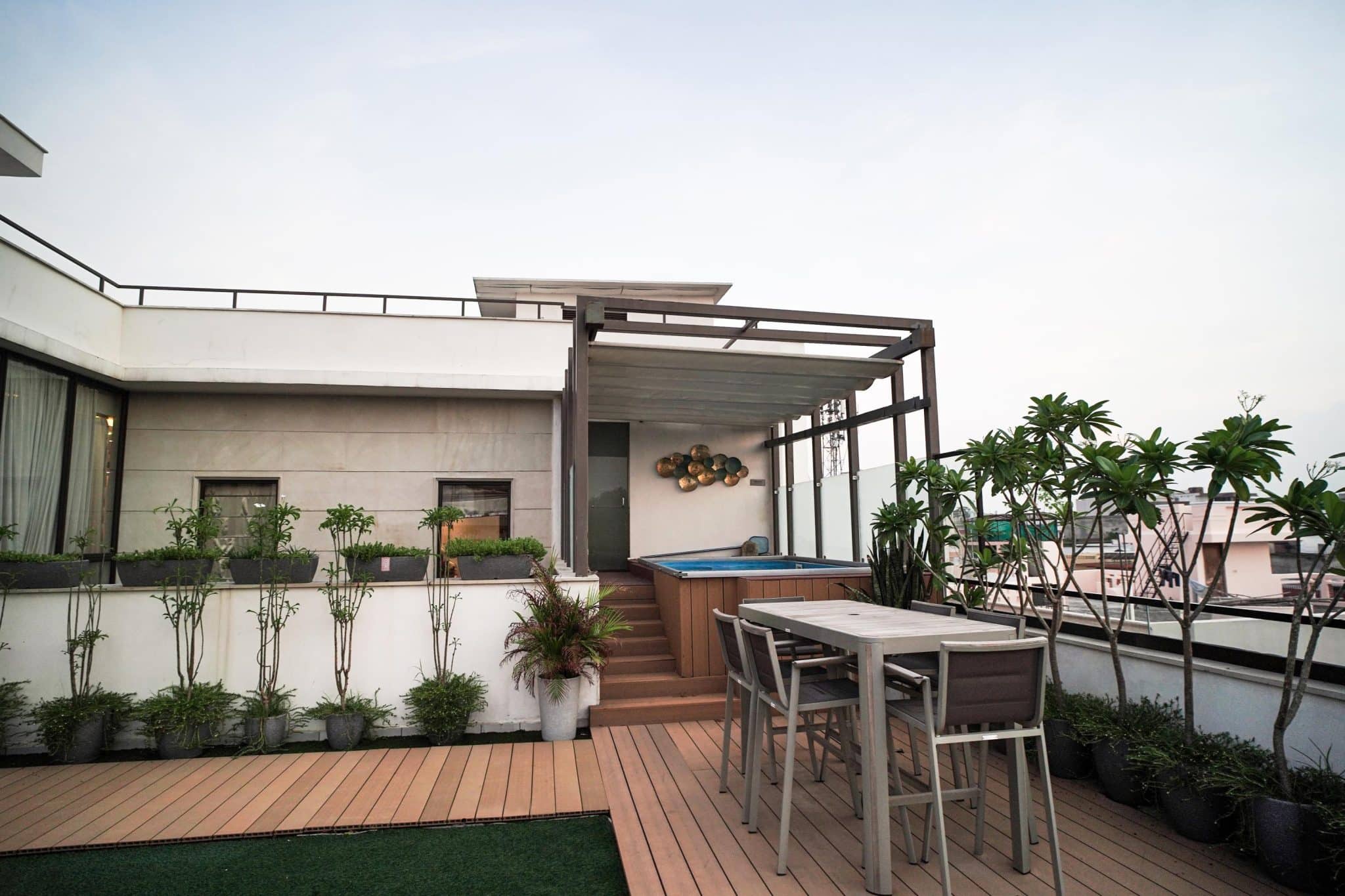 Live large under the watchful eye of a Baobab tree in Faridabad’s 16,000 sq ft contemporary home ...